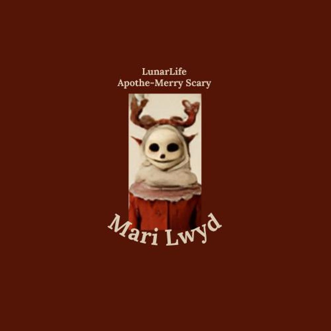 Mari Lwyd | Apothe - Merry Scary | Reformulated | Poinsettia | Black ...