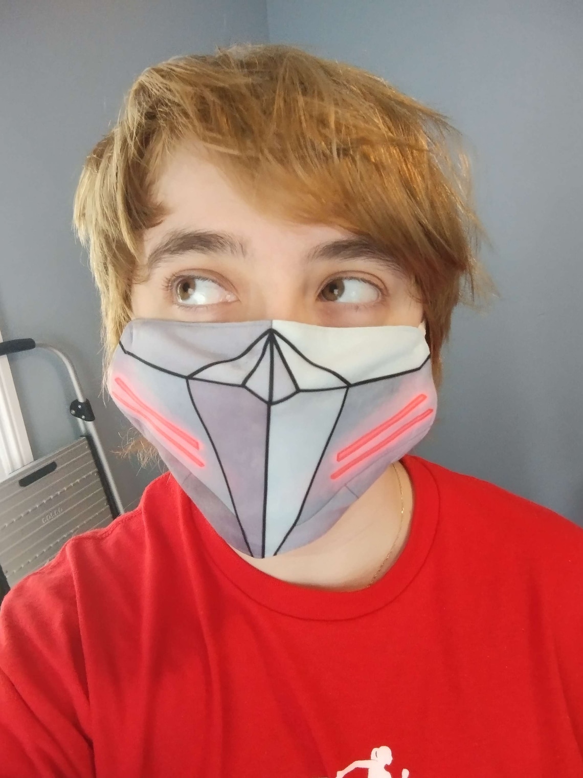 Generation Loss Ranboo Inspired Face Mask Genloss - Etsy