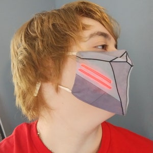 Generation Loss Ranboo Inspired Face Mask Genloss - Etsy