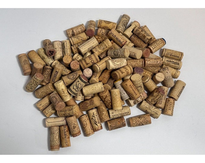 Used Wine Corks Lot of 100 All Natural Cork - Fine Wine, No Foam, No ...