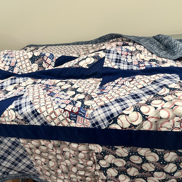 Baseball Quilt - Etsy