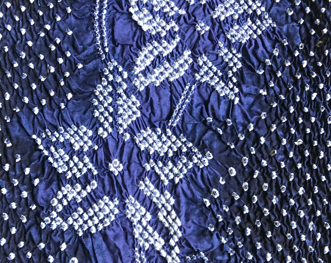 Japanese Authentic Arimatsu Tie-dyed by Hand Shibori Cotton Sample ...