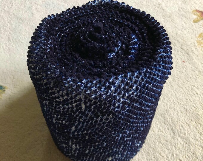 RARE Authentic Japanese Shibori Hand Dyed Indigo Full Roll Vintage ...