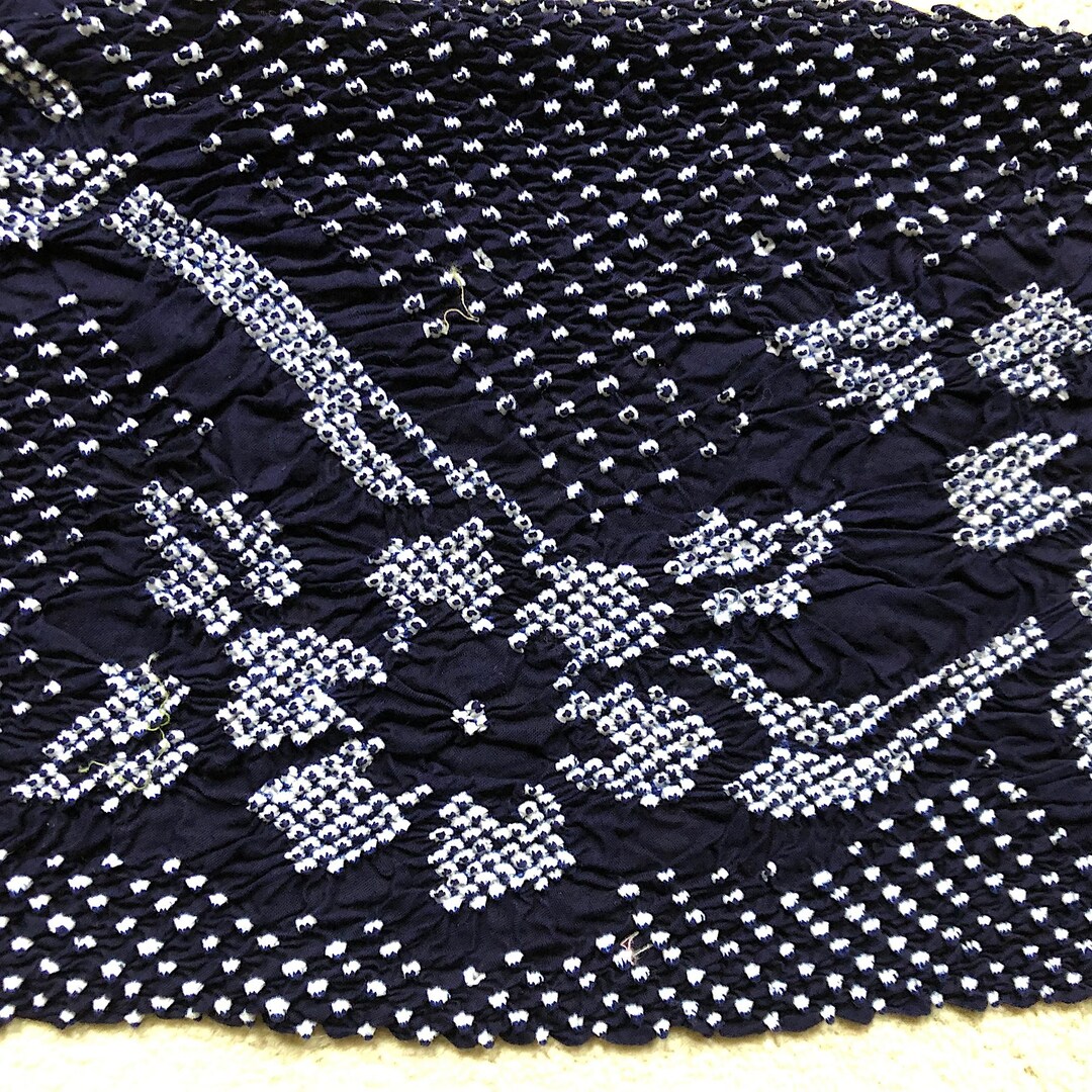 Kanoko Flower Pattern #2 Japanese Authentic Arimatsu Tie-dyed SHIBORI ...