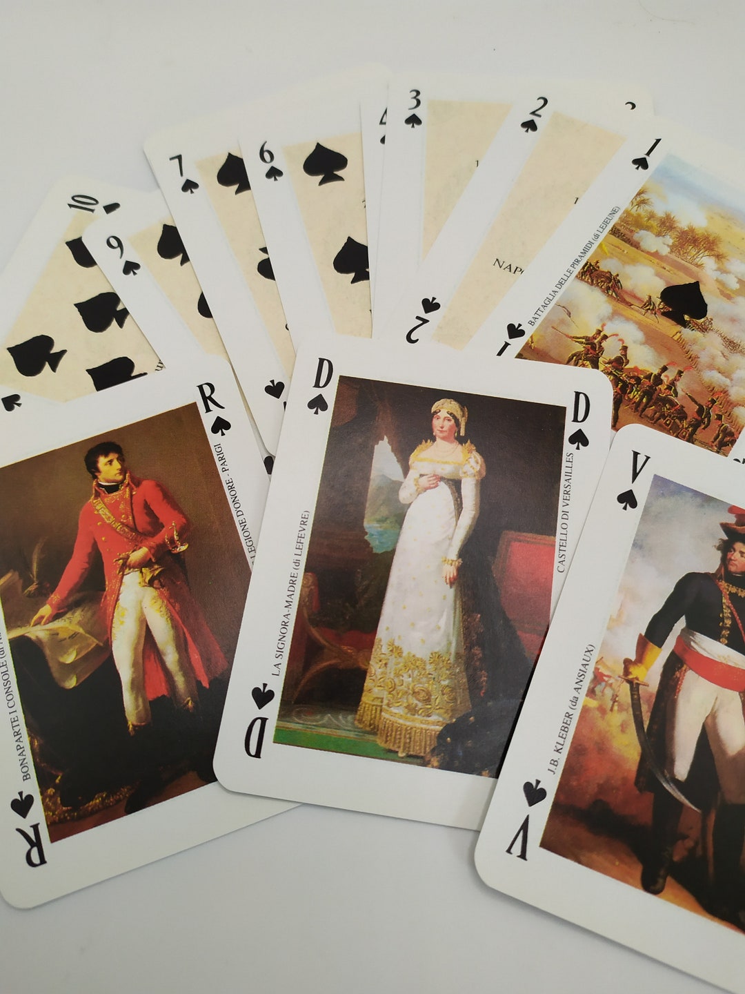 Vintage Napoleon Bonaparte Playing Cards, New Never Used, Made in Italy ...