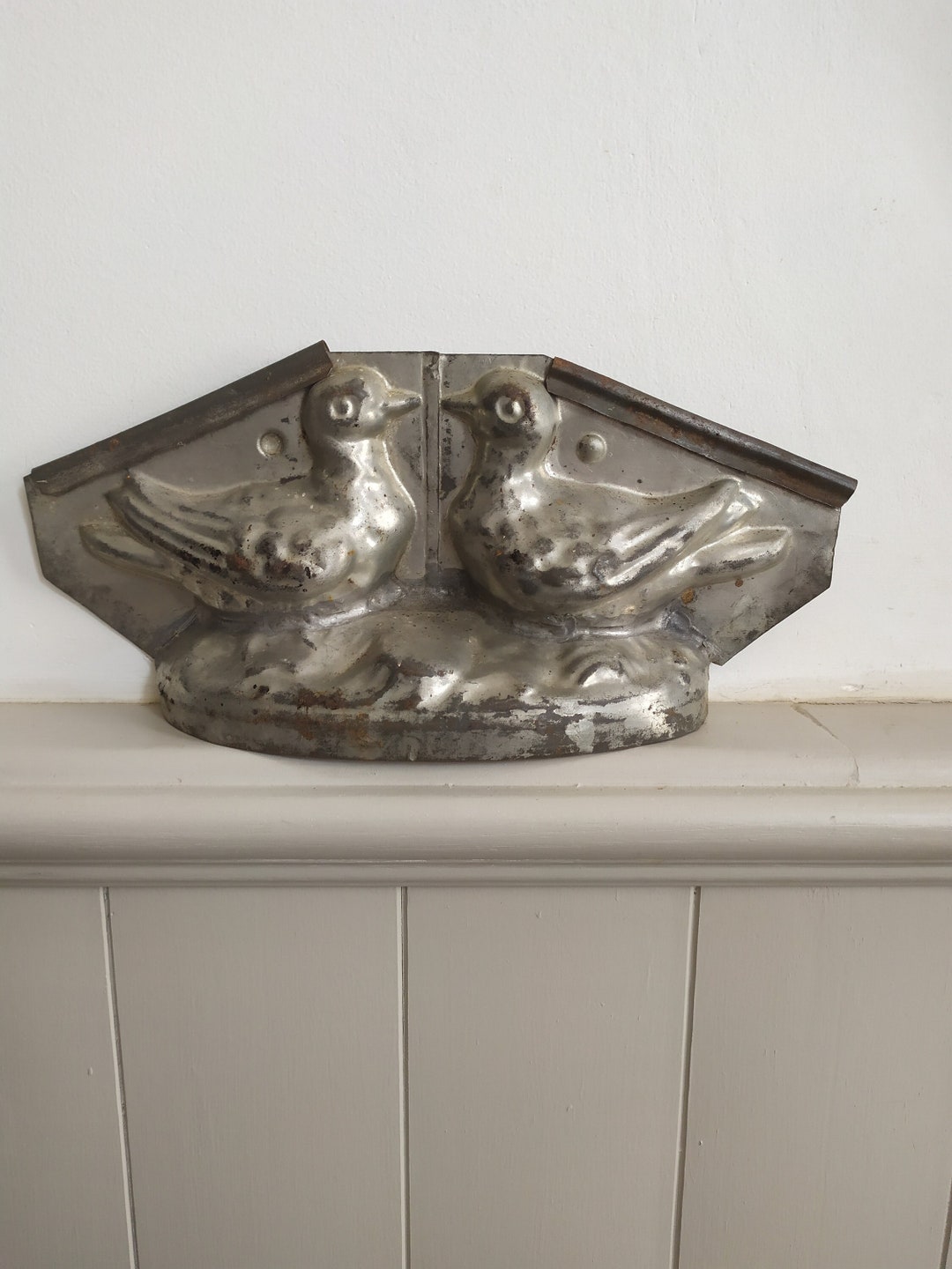 Vintage French Turtle Doves Chocolate Mould, Matfer France Vintage ...