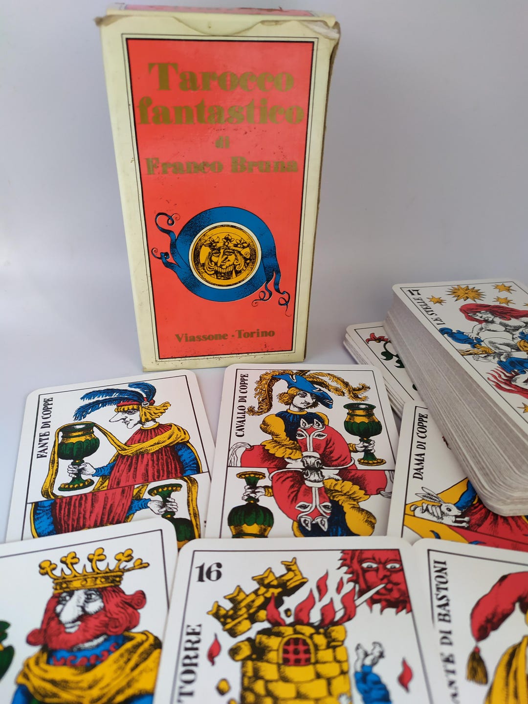 Rare Vintage Set of Italian Franco Bruno Limited Edition Tarot Cards ...