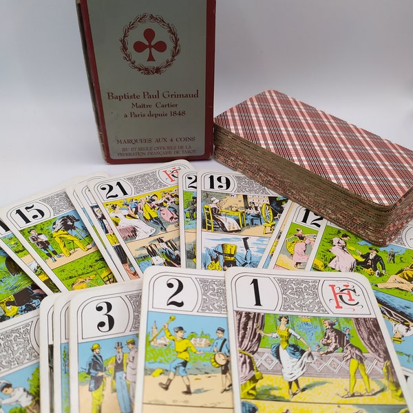 French Tarot Cards - Etsy