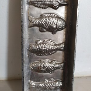 Vintage French Fish Chocolates Mould, Matfer France Vintage Chocolates ...