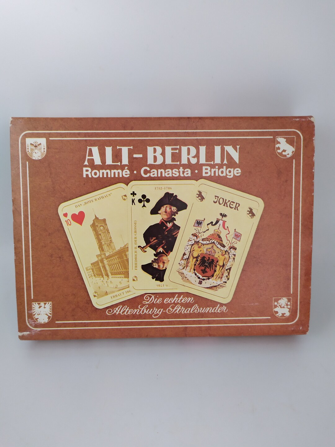 Vintage Boxed Set of Berlin Bridge Playing Cards Contains 2 X 55 Card ...