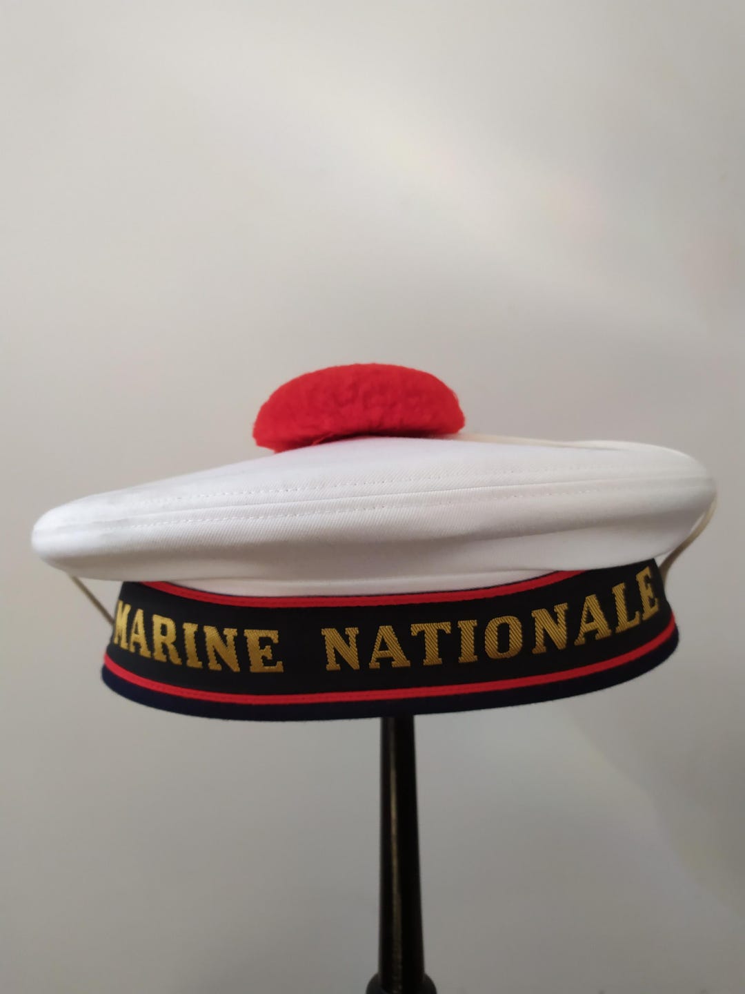 Vintage French Sailor Beret, National Navy Hat, Nautical Decor, French ...