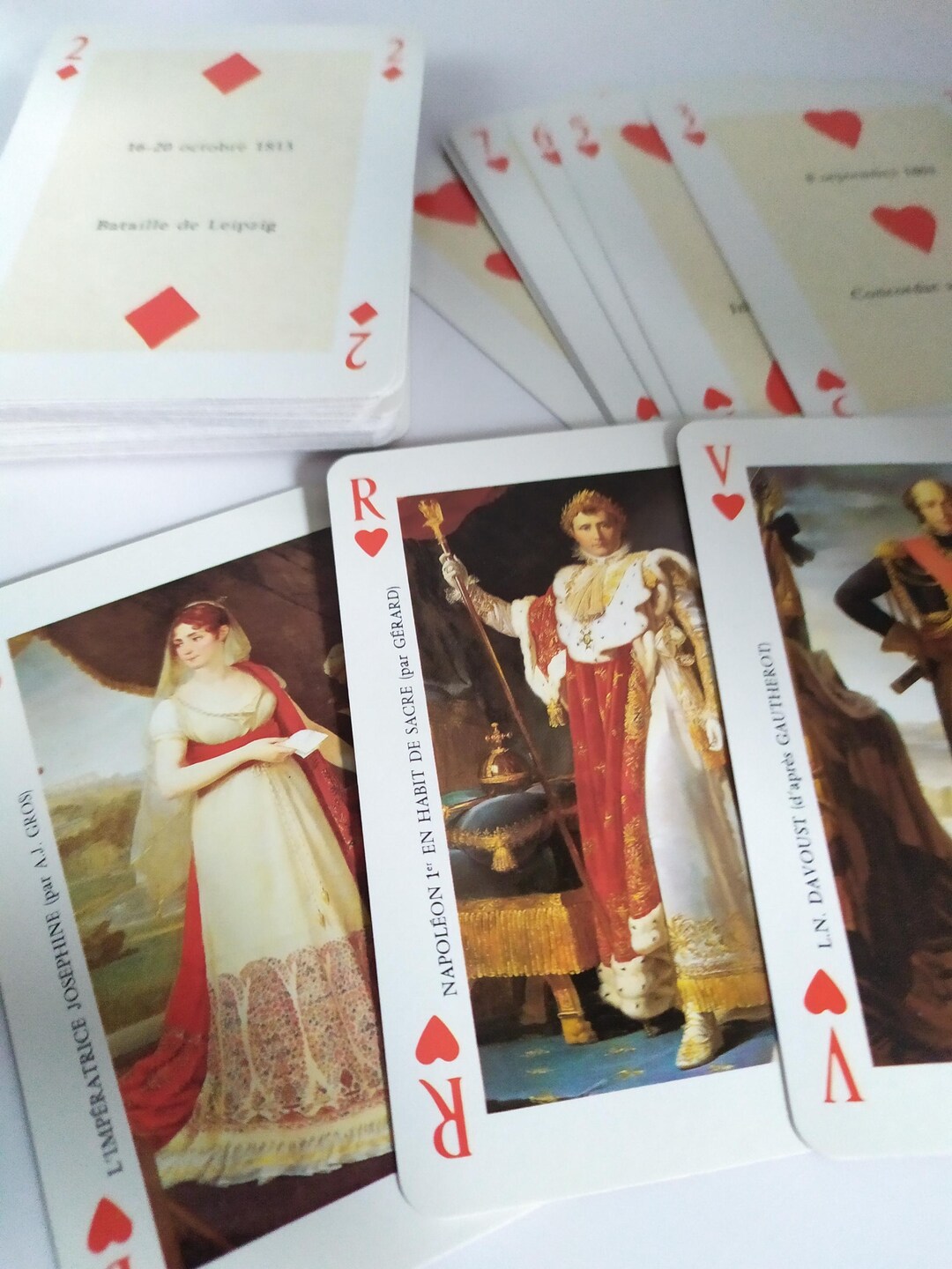 Vintage Napoleon Bonaparte Playing Cards, Made in France, Based on ...
