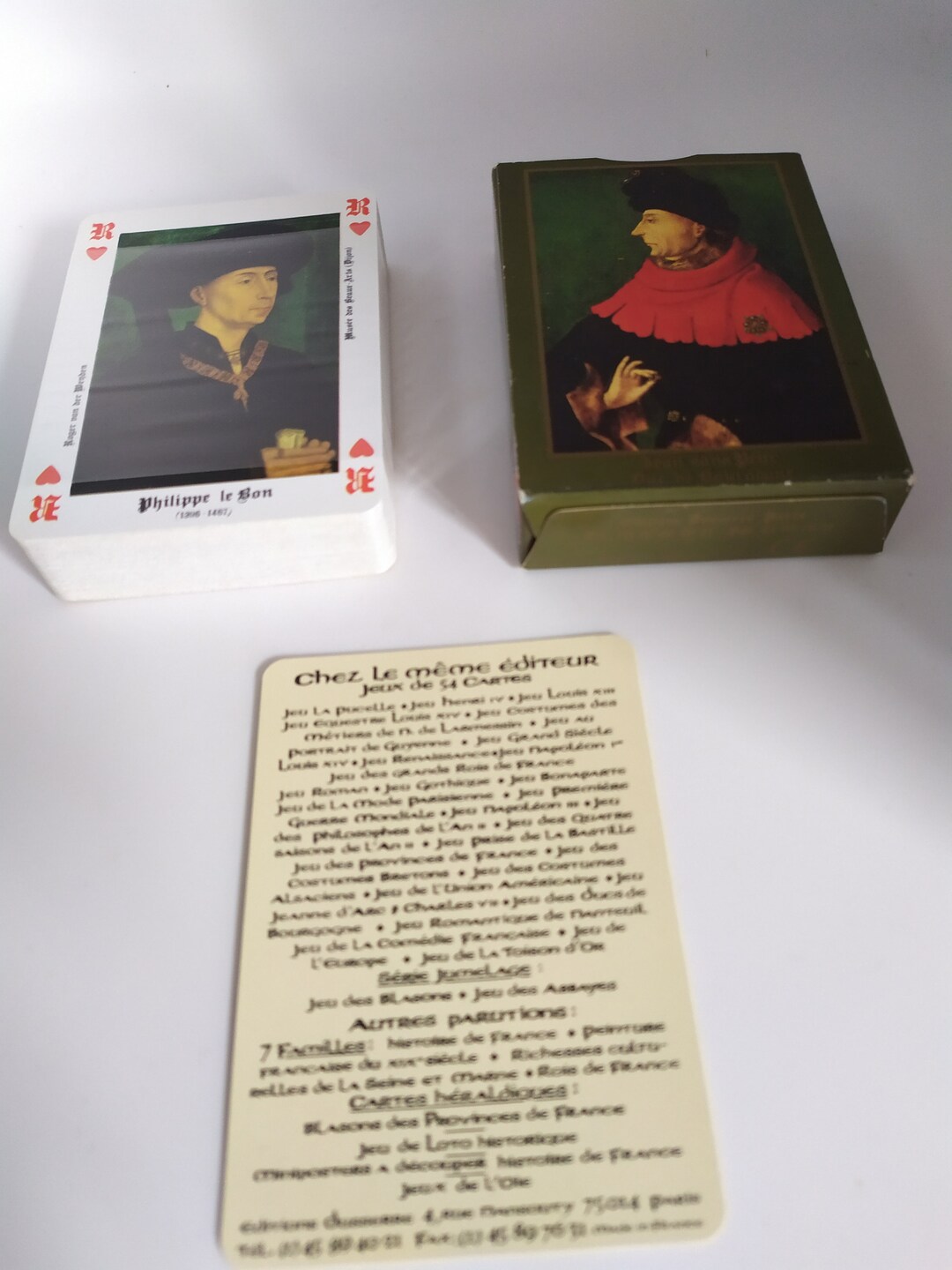 Vintage Set of French Dukes of Burgundy Playing Cards, Dusserre Paris ...