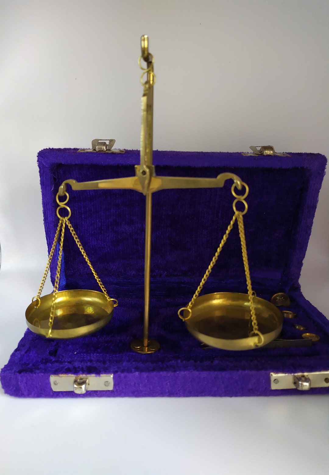 Vintage French Jewelry Balance Scale With Original Box - Etsy