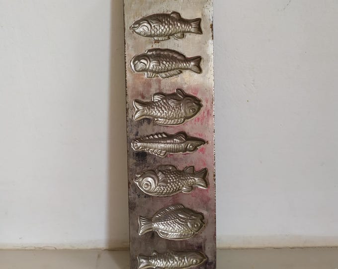 Vintage French Fish Chocolates Mould, Matfer France Vintage Chocolates ...