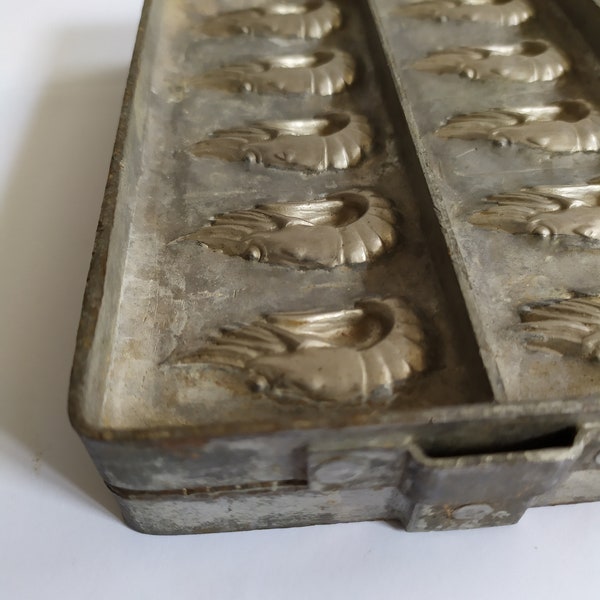 Antique Metal Chocolate Mold - Etsy