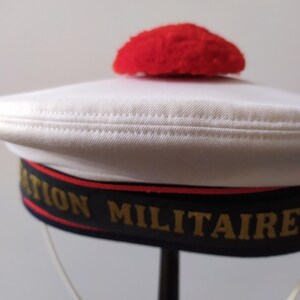 Vintage French Sailor Beret, National Navy Hat, Nautical Decor, French ...