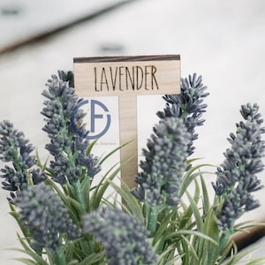 Set of Plant Markers | Potted Plant Sign | Herb Marker | Plant Stake ...