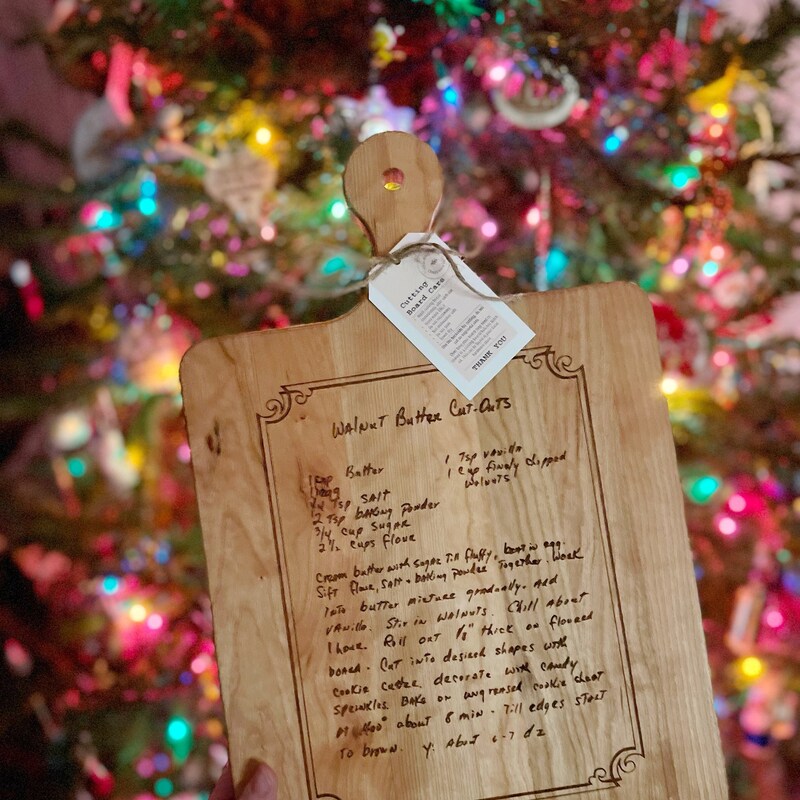 Recipe Cutting Board - Etsy