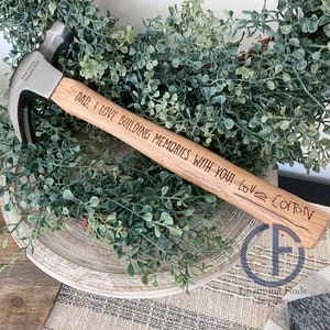 Personalized Hammer | Father's Day Gift | Wood Hammer | Custom Hammer ...