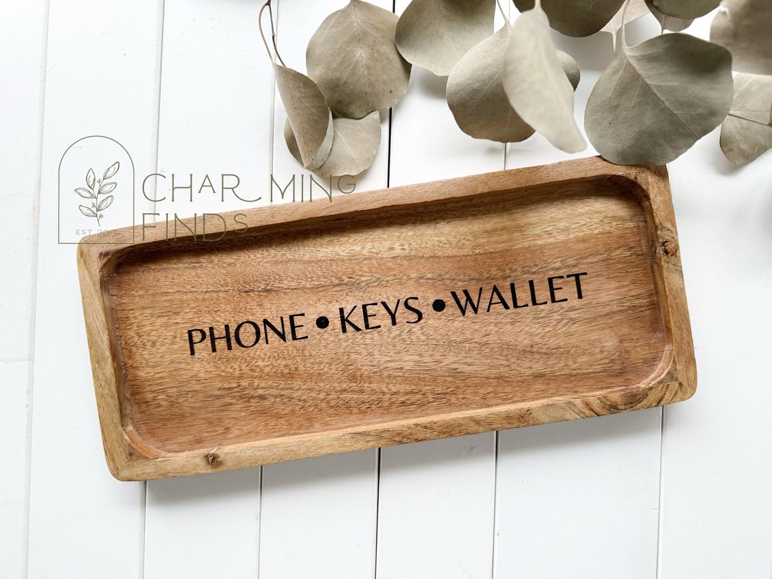 Phone Key Wallets Tray, Catch All Tray, Trinket Tray, Housewarming ...