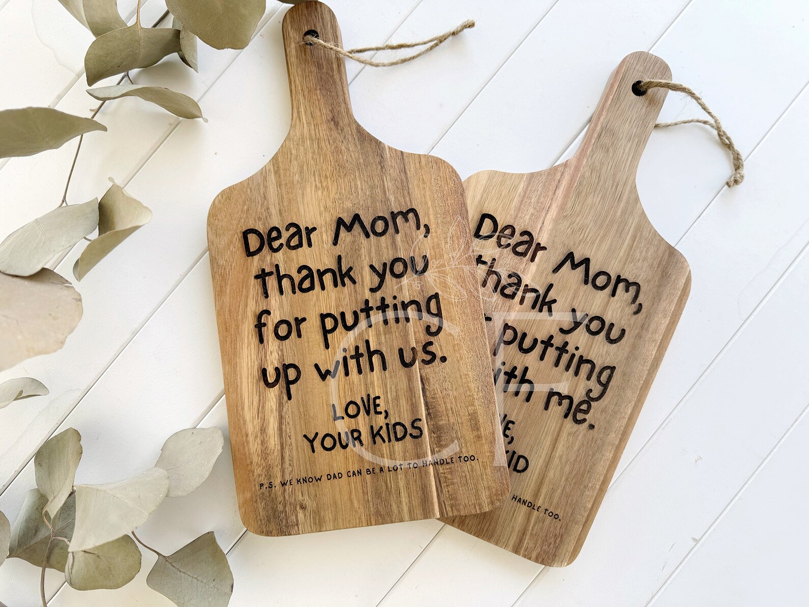 Dear Mom Thank You Board | Funny Mom | Sentimental Mom | Cutting Board ...