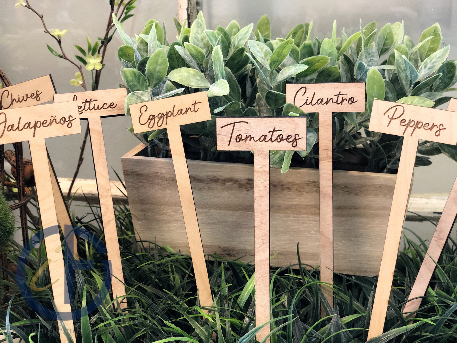 Set of Plant Markers Potted Plant Sign Herb Marker Plant - Etsy