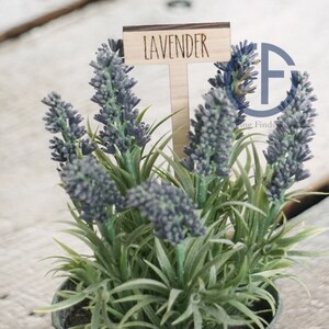 Set of Plant Markers | Potted Plant Sign | Herb Marker | Plant Stake ...