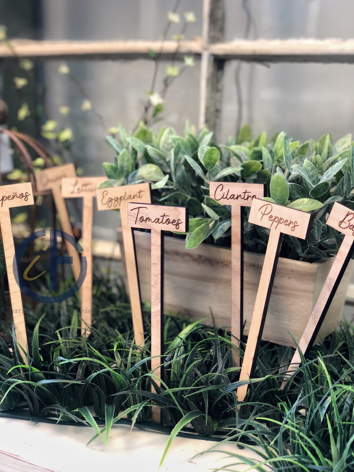 Set of Plant Markers Potted Plant Sign Herb Marker Plant - Etsy