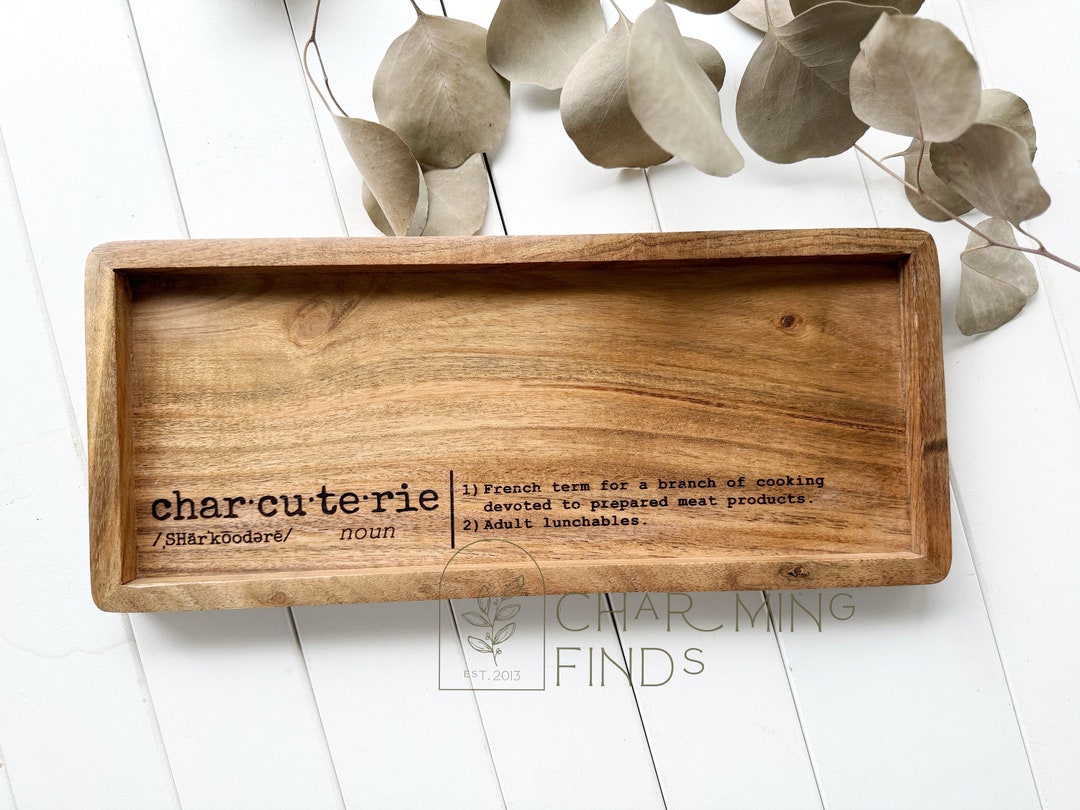 Charcuterie Definition Tray Hostess Tray Party Tray Hostess Gift ...