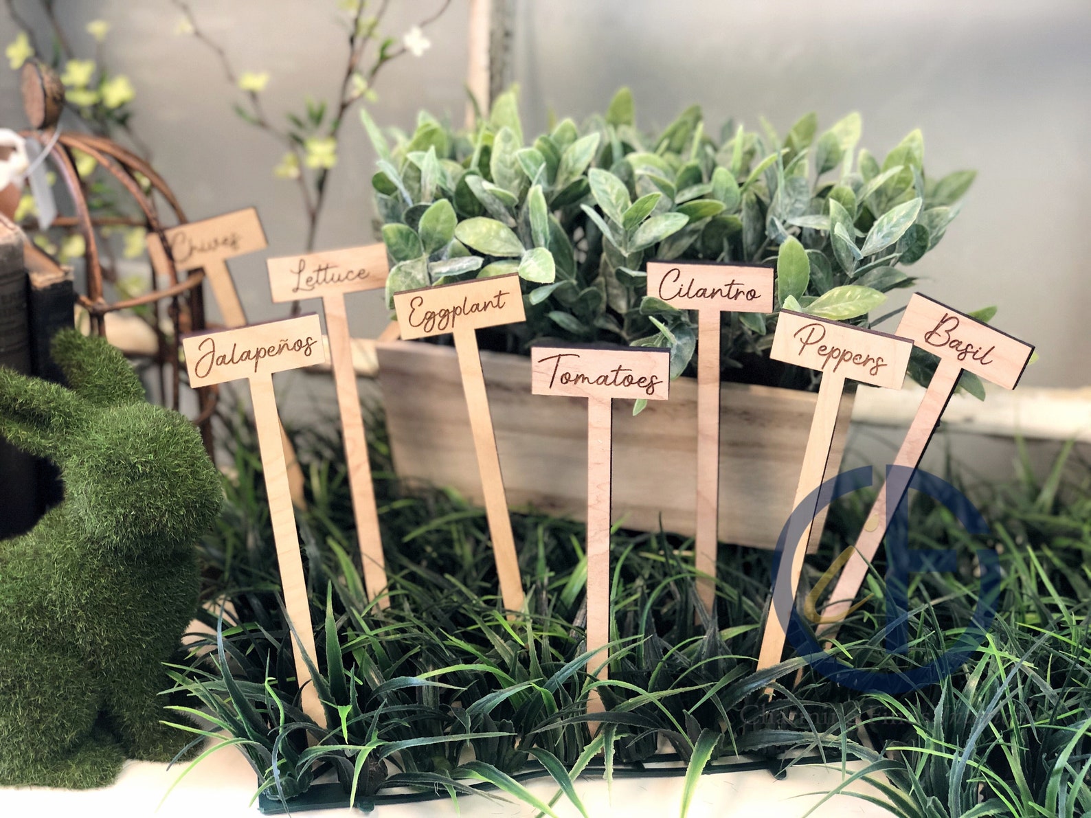 Set of Plant Markers Potted Plant Sign Herb Marker Plant - Etsy