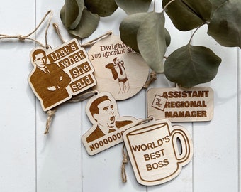 Impish or Admirable the Office Dwight Schrute Belsnickel Ceramic ...