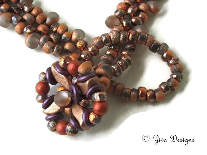 Stormduo & Zoliduo Beadweaving Necklace-earrings Tutorial, Pattern With ...