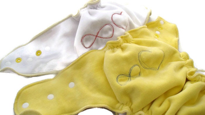 One Size Yellow Cloth Diaper Reusable Eco Friendly Diaper | Etsy
