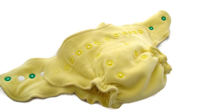 One Size Yellow Cloth Diaper Reusable Eco Friendly Diaper | Etsy