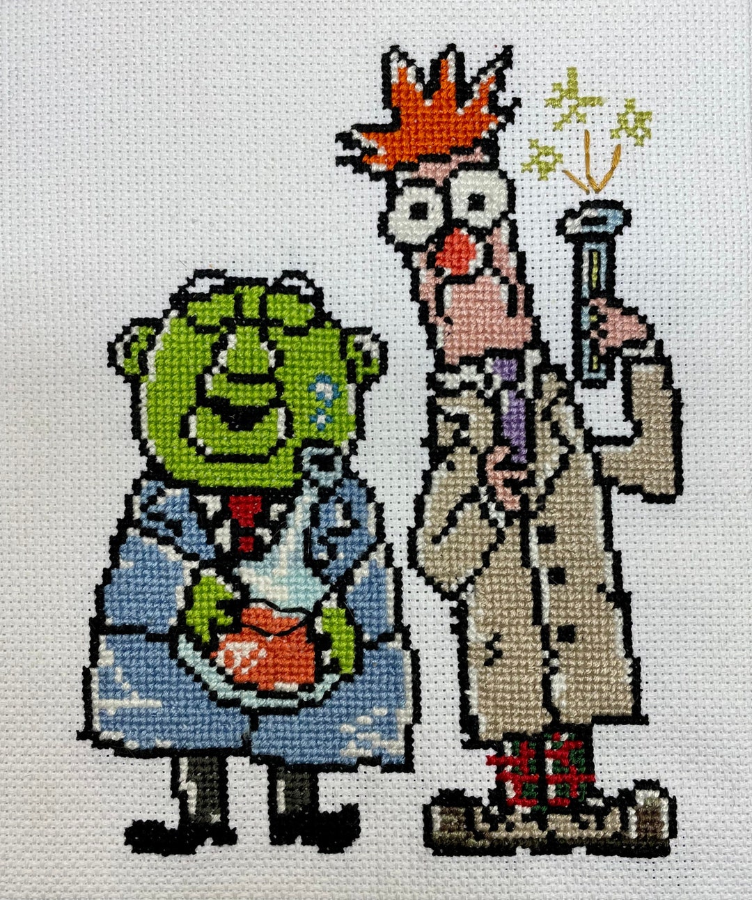 Bunsen & Beaker Cross-stitch Pattern PDF - Etsy