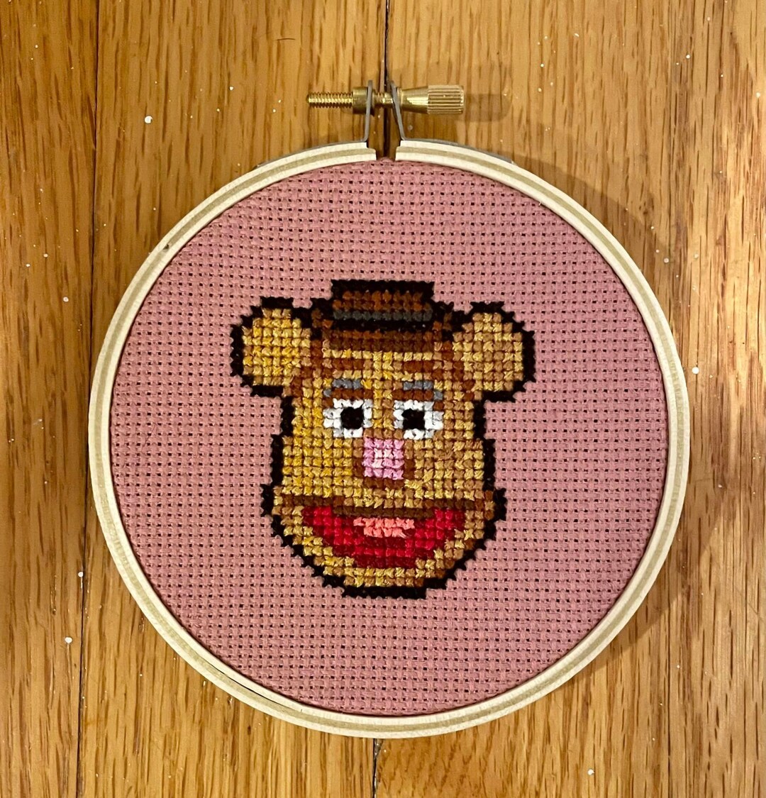 Fozzie Bear Cross Stitch Etsy