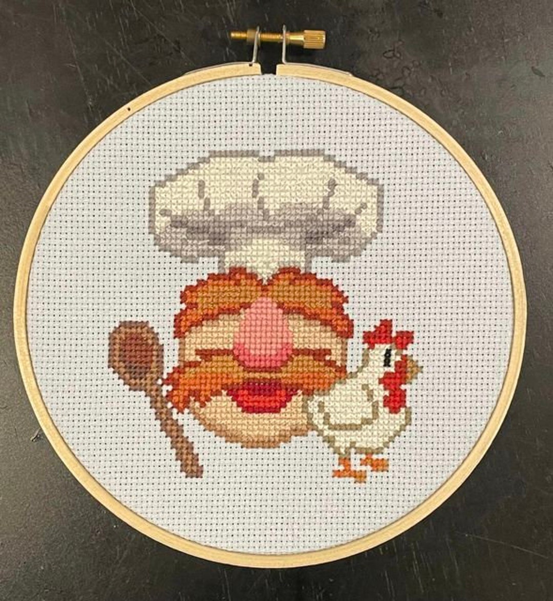 Swedish Chef Cross-stitch - Etsy