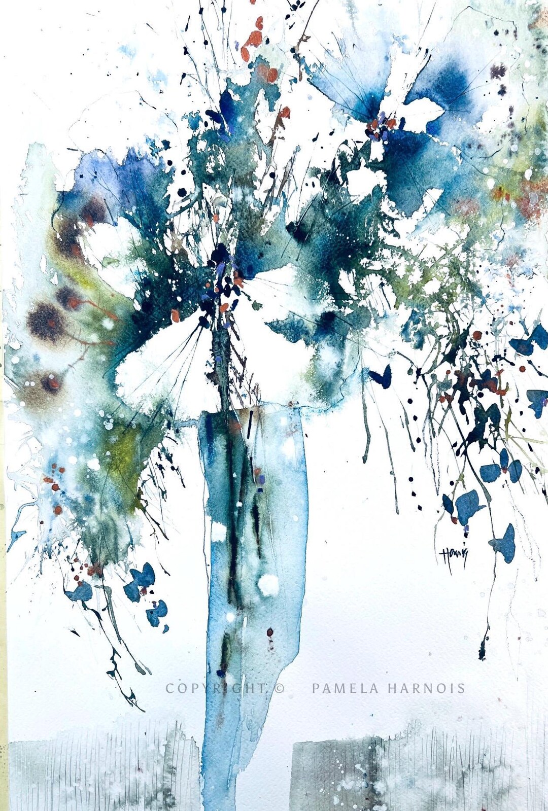 Original Art Watercolor Art, Wildflower Art, Watercolor, Art ...