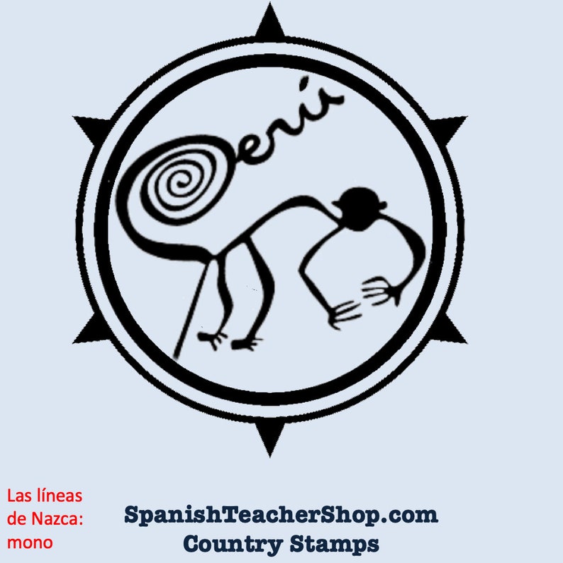 Spanish Speaking Countries Passport Stamp Set 21 - Etsy