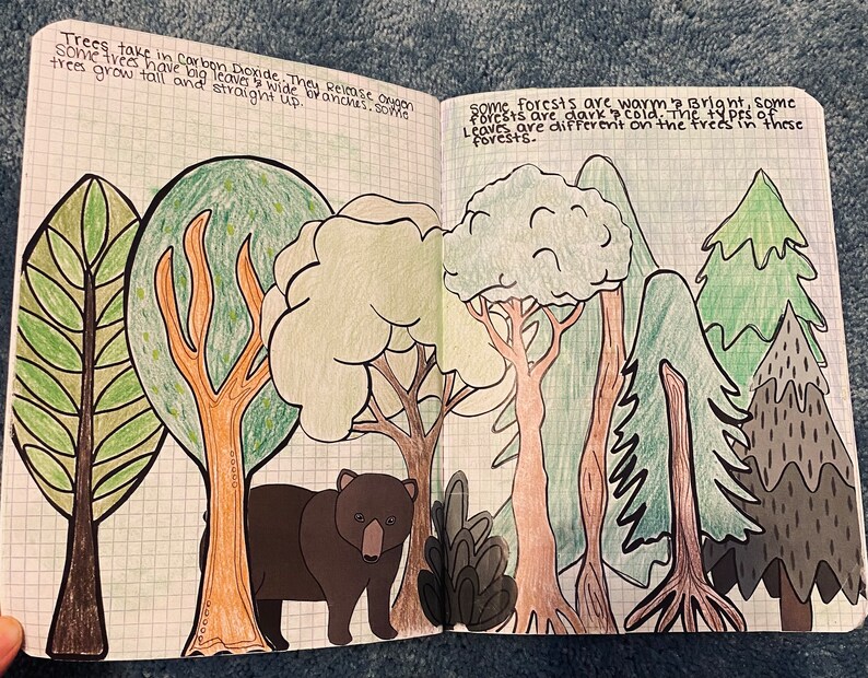 Forest Nature Journal Printable Download - Etsy