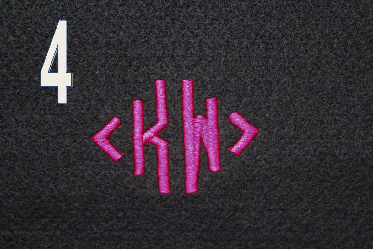 Add-on 2 Letter Monogram Embroidery for Custom Orders ONLY - Etsy