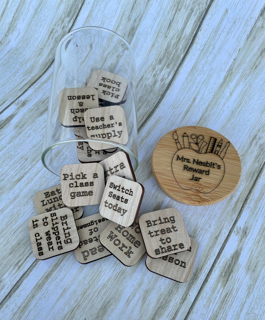 Teacher Reward Jar | Activity Jar | Choice Jar | Student Incentive Jar ...