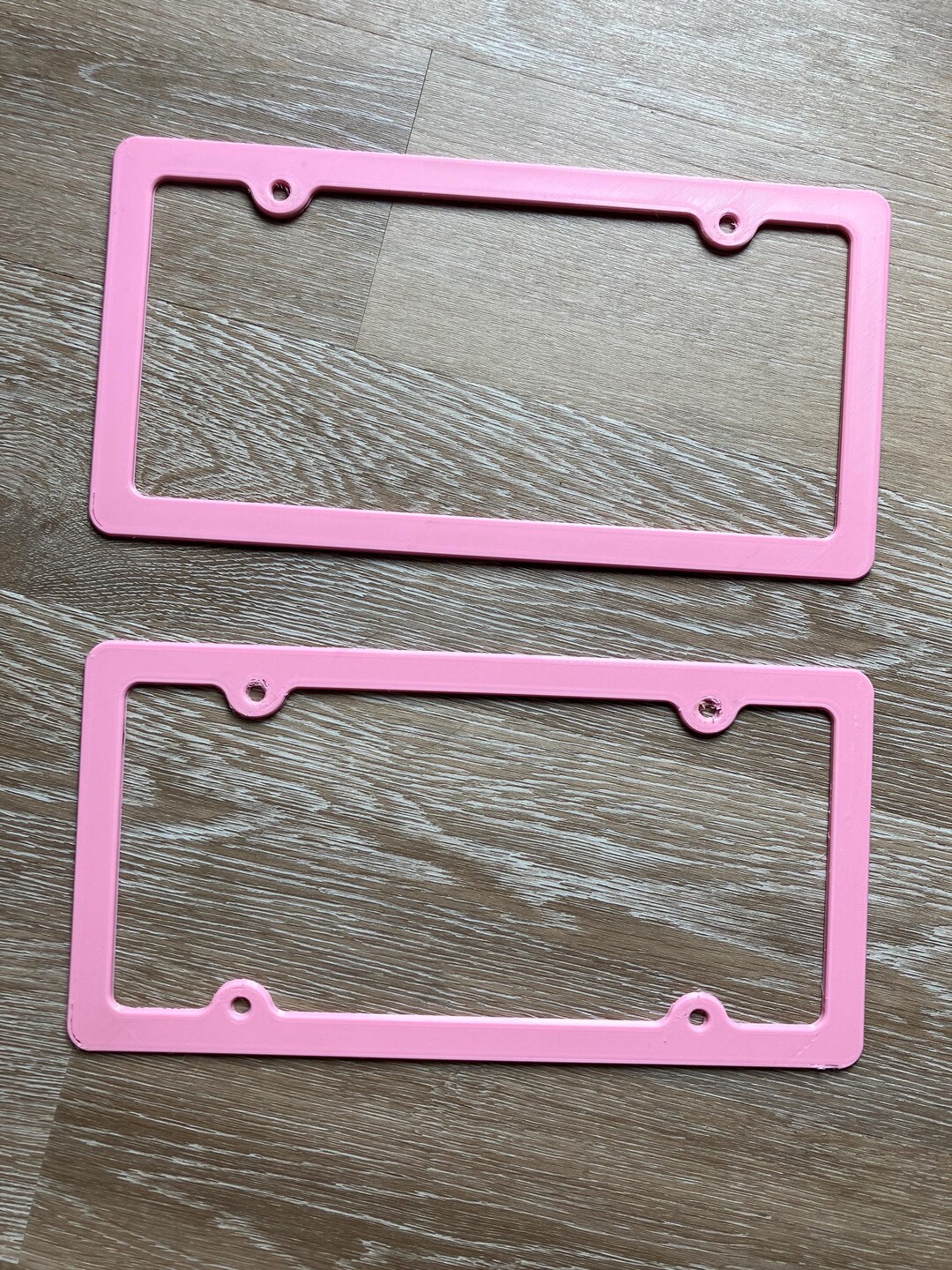 Soft Pink Extra Strong Ultra Lightweight Car License Plate Frame - Etsy