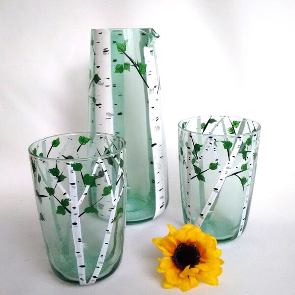 Pitcher With Glasses - Etsy