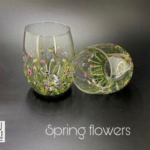 Wildflowers | Spring Flowers | Gift for Mom | Art Glass | Farmhouse ...