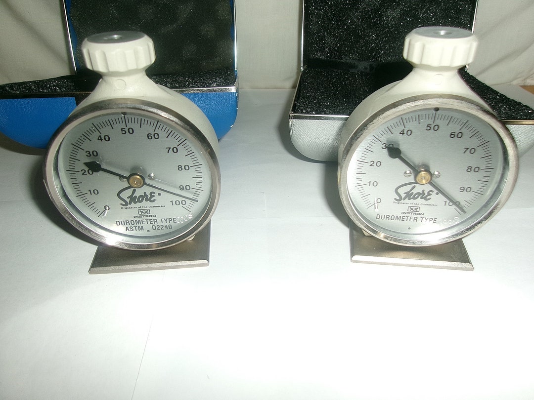 Shore Instruments Instron Durometer Type Industrial Tool Guage Set of 2 ...