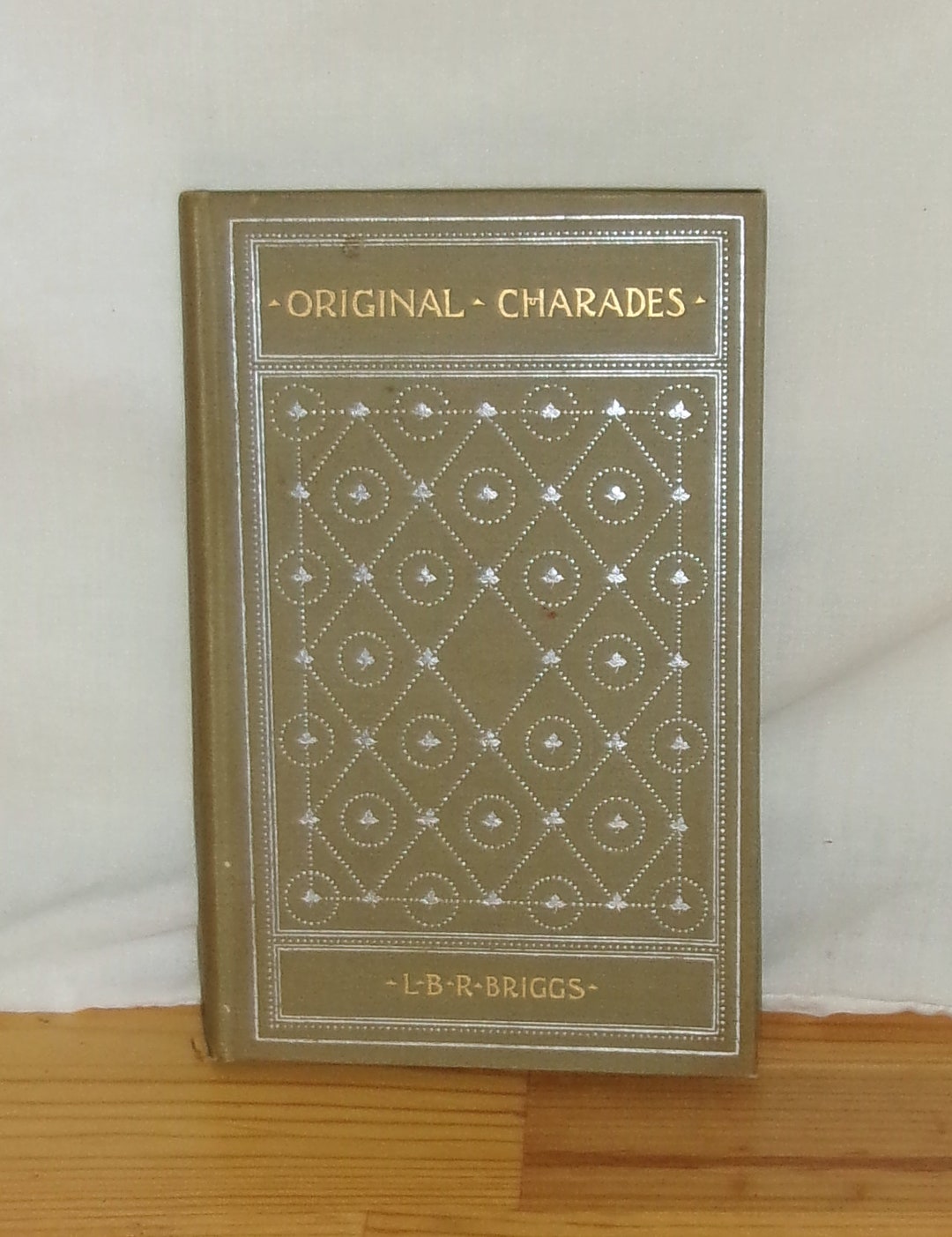 Antique Book Original Charades Poetry 1891 by LBR Briggs Published ...