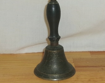Brass School Bell - Etsy