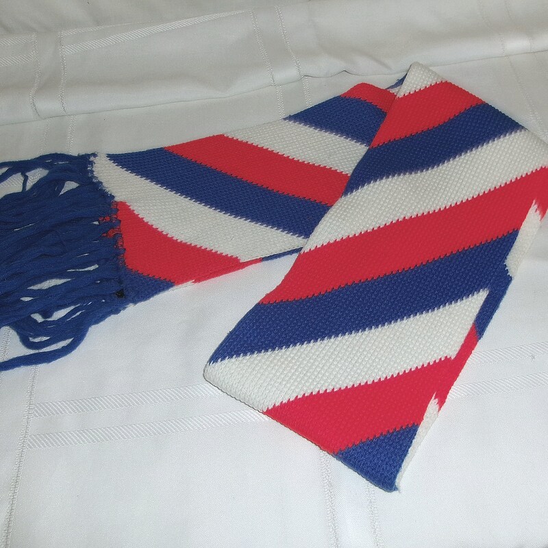 Red White Blue Scarf - Etsy